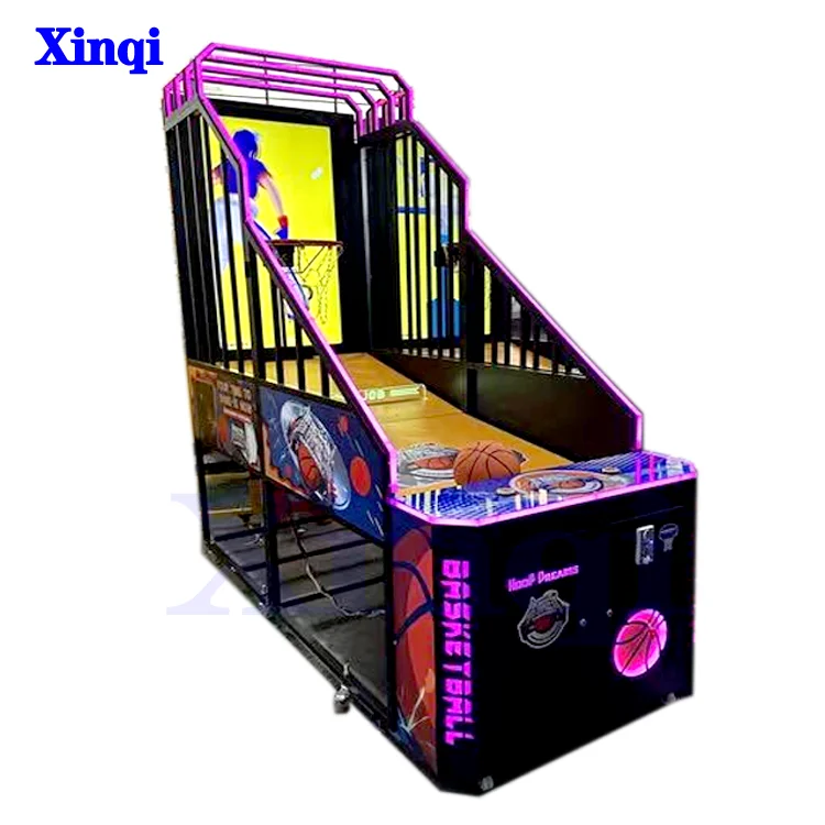 Factory Coin Operated Street Basketball Arcade Game Machine 55 Inch ...