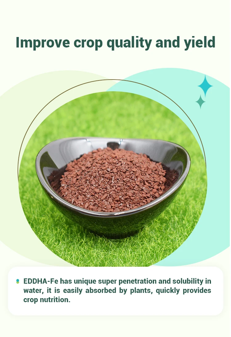 Hibong Fe Fertilizer EDDHA Fe 6% Chelated Iron Fertilizer Iron Chelate ...
