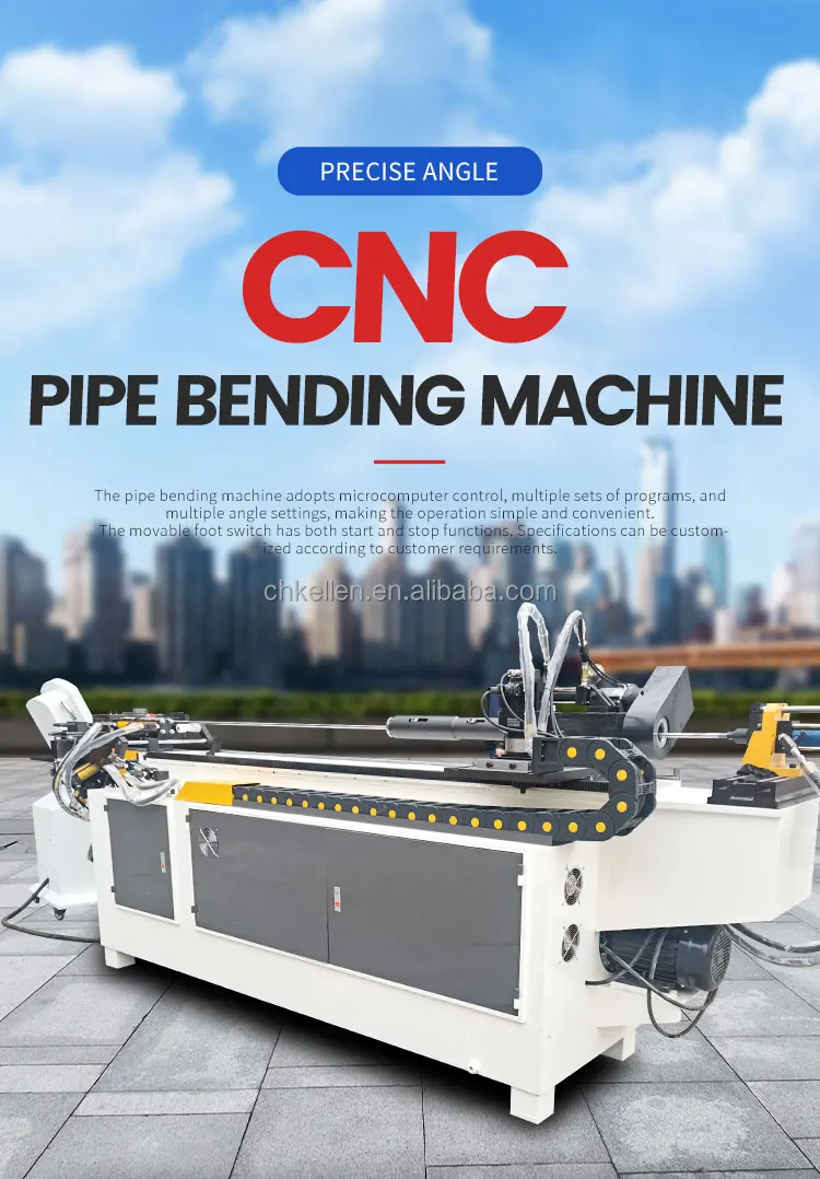 5 Axis Muffler Pipe Mandrel Tube Bender Cnc Pipe Bending Machine - Buy ...
