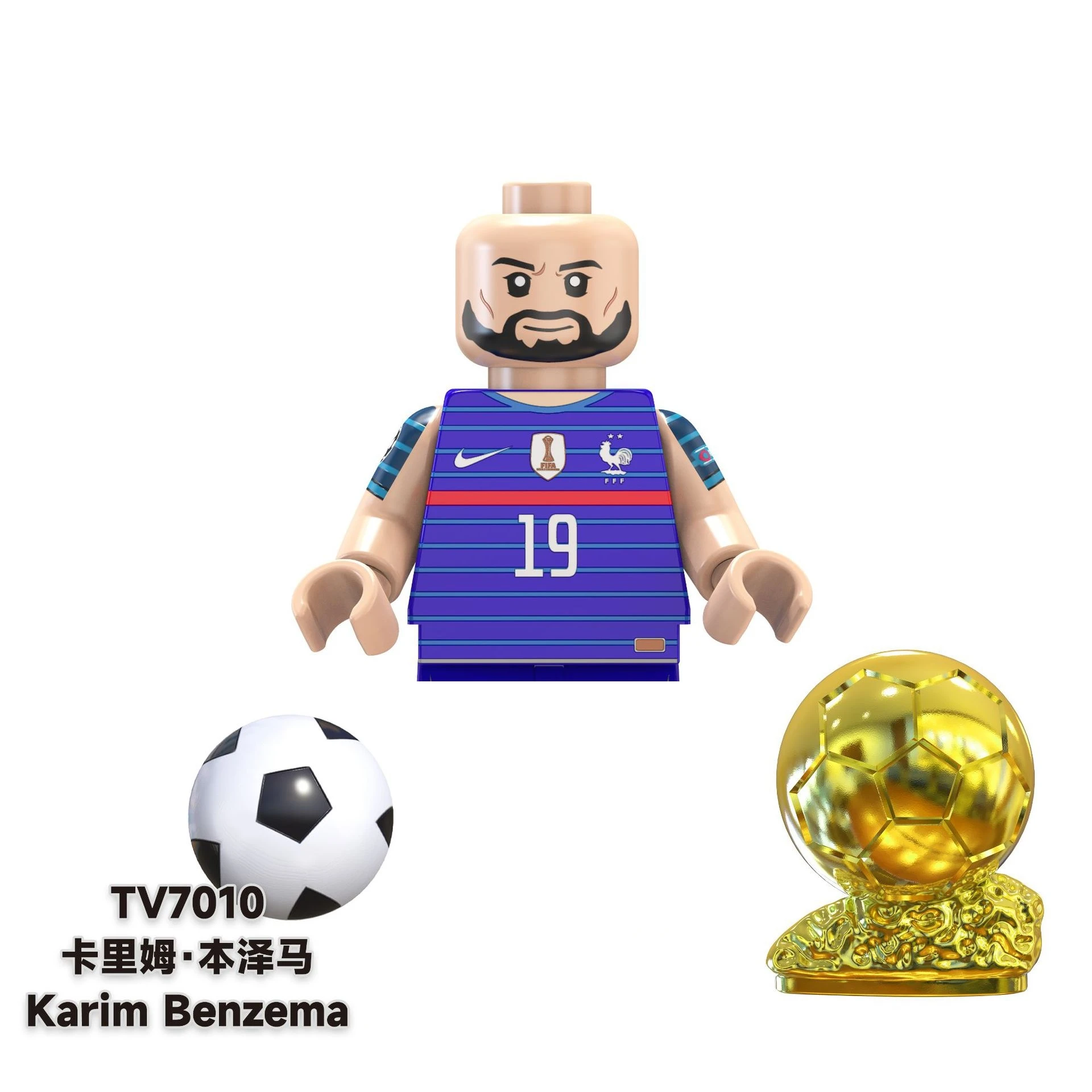 Tv6502 Famous Football Star Soccer Player Kaka Messi Benzema Plastic ...