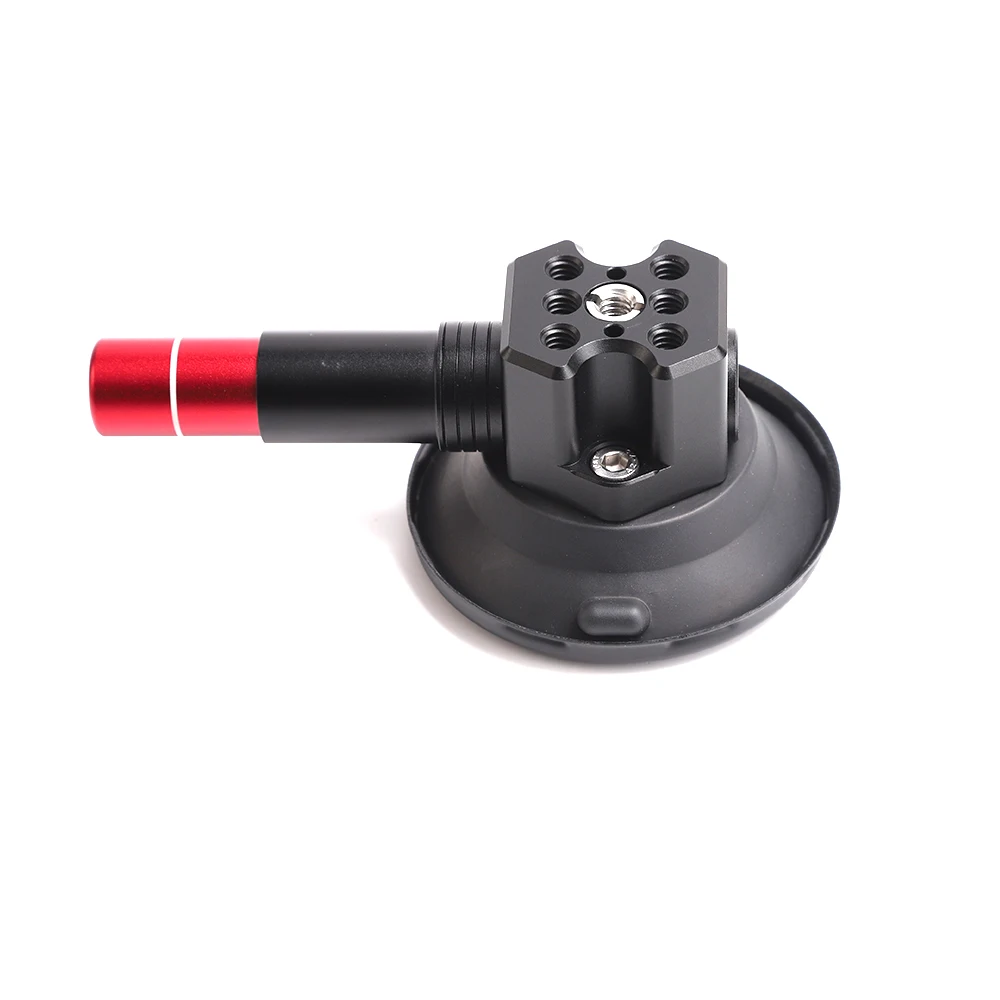 Aluminum Alloy Small Hand Pump Action Camera Base Glass Sucker Car ...