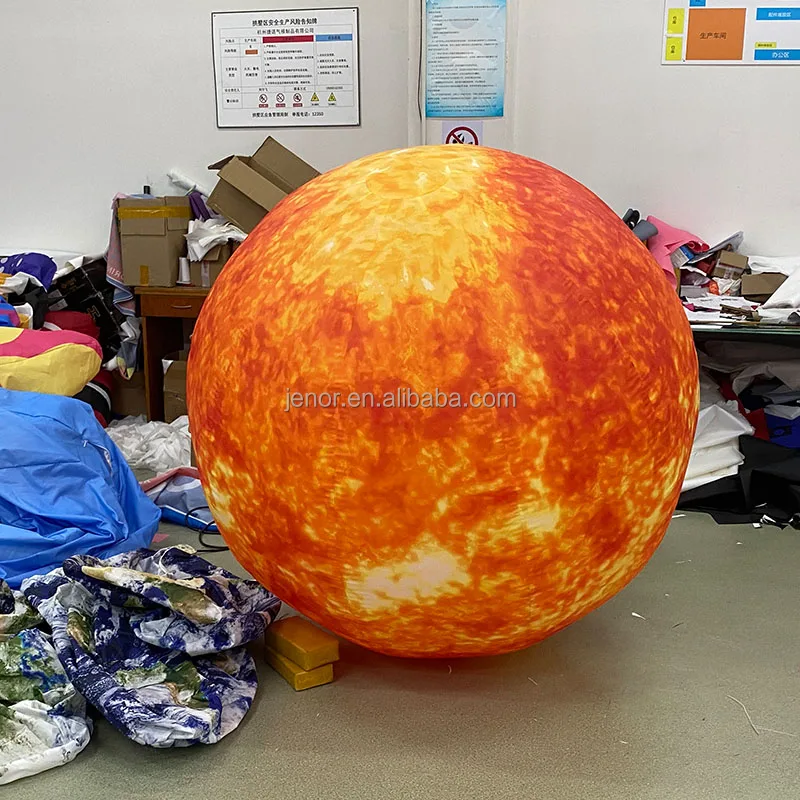 Eight Planets Solar System Inflatable Planets Balloon with Led Light ...