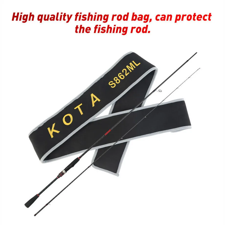 862m/862ml Light Weight Fishing Squid Rod Fuji Reel Seat Guide Spinning ...