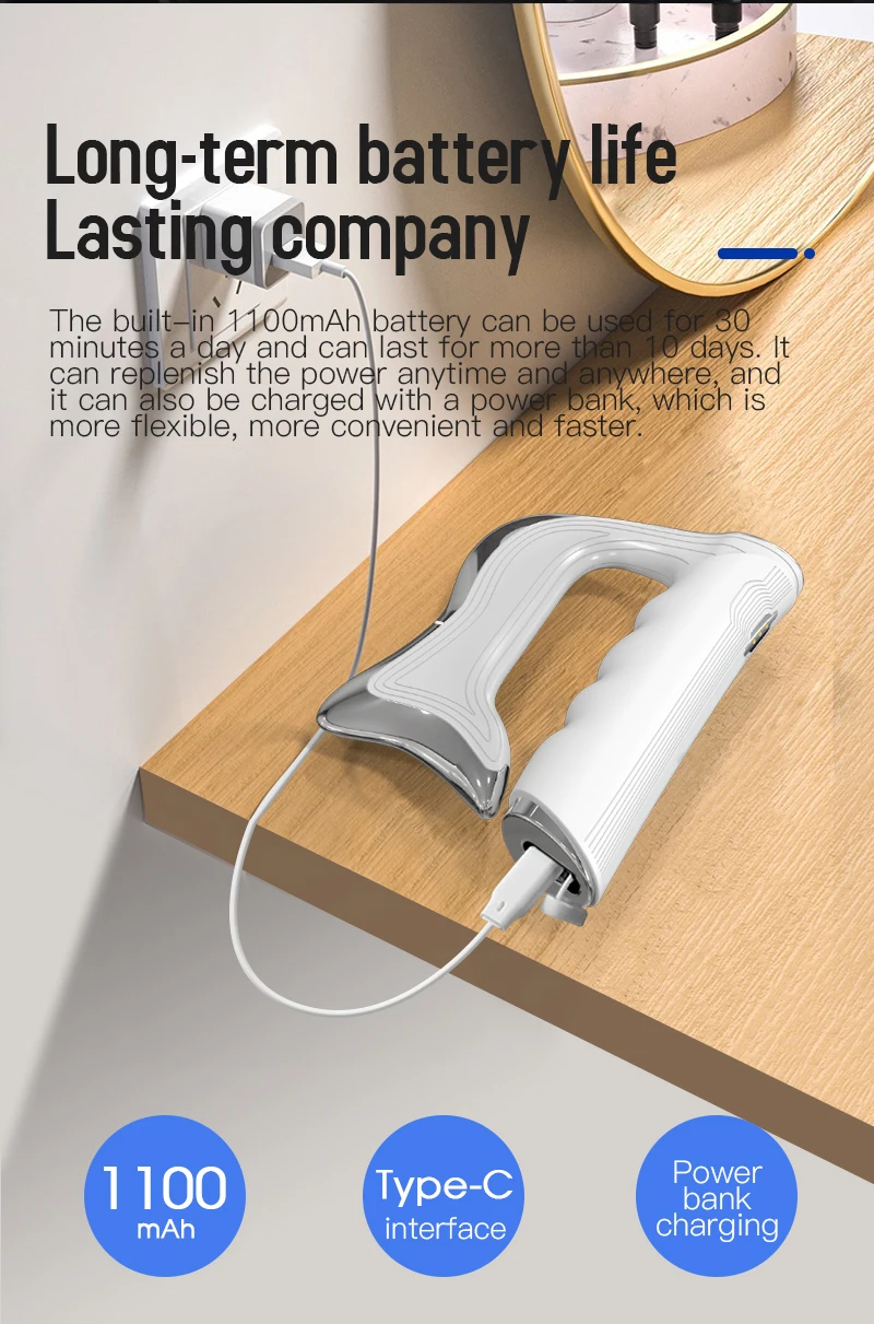 3 Gear Strength NMES Microcurrent Hyperblade Massage Knife