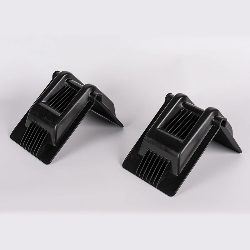 6 inch Flatbed Edge Corner Protectors V-Shaped Heavy Duty Black Plastic ...