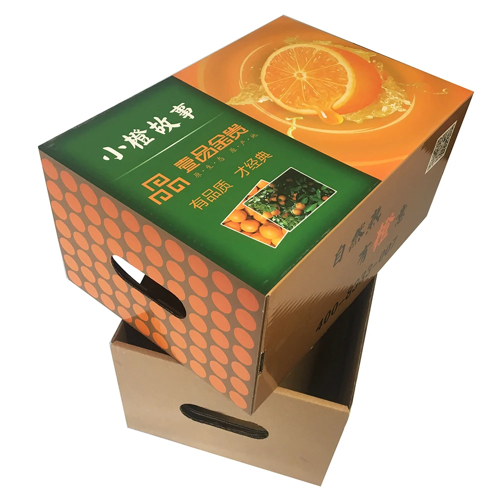 Fresh Fruit Corrugated Packaging Boxes Citrus/orange Fruit Box ...