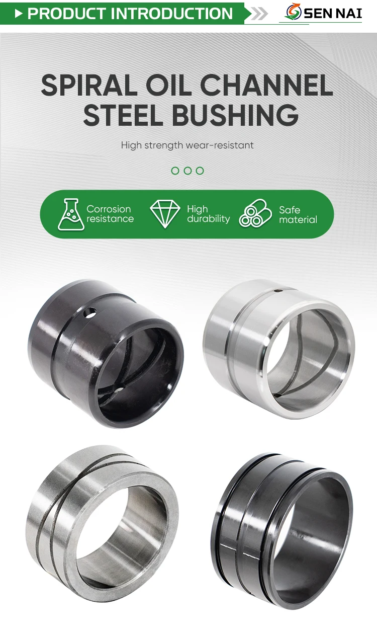 Sennai Steel Flange Bucket Bushings for Construction Machinery DIN1494 ...