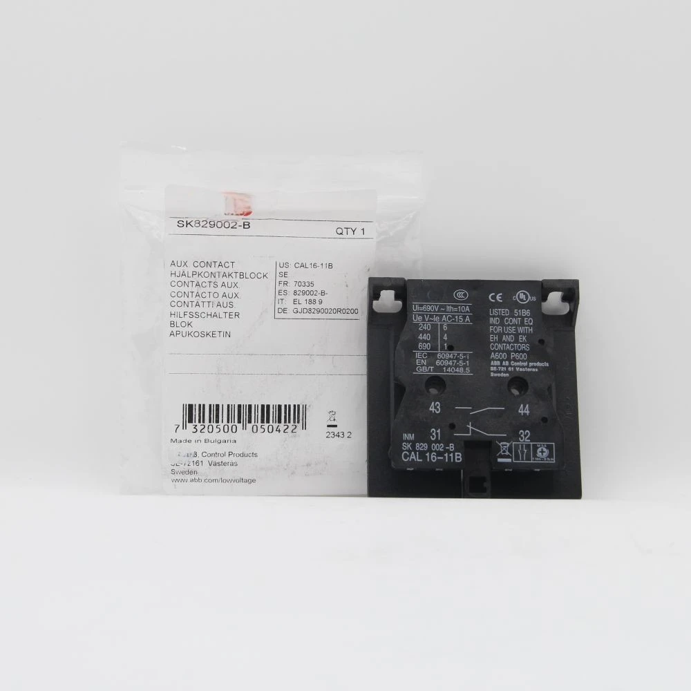 Contactor Aux Block Cal16-11a order Code Sk829002-a Brand New Original - Buy New And Original ...
