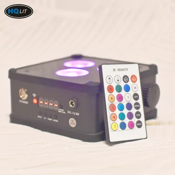 3x18w Rechargeable Battery Operated Mini Led Par Light 3*18w Wireless ...