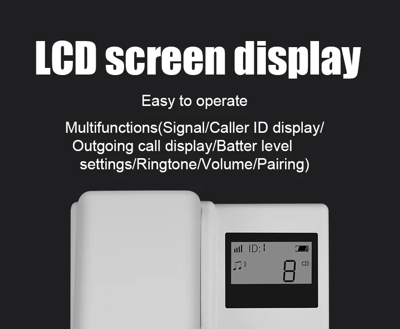 433mhz Audio Intercom Phone Wireless Telephone Secure Handsets ...