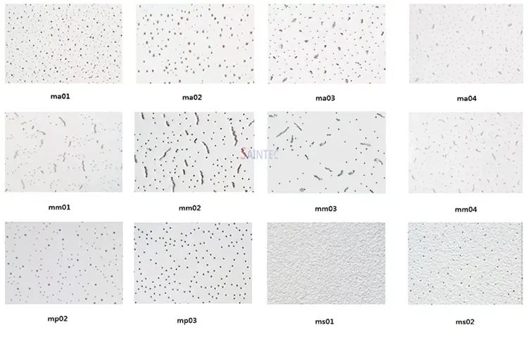 False Ceiling Design Mineral Fiber Sheet,600*600 Acoustic Mineral Fiber ...