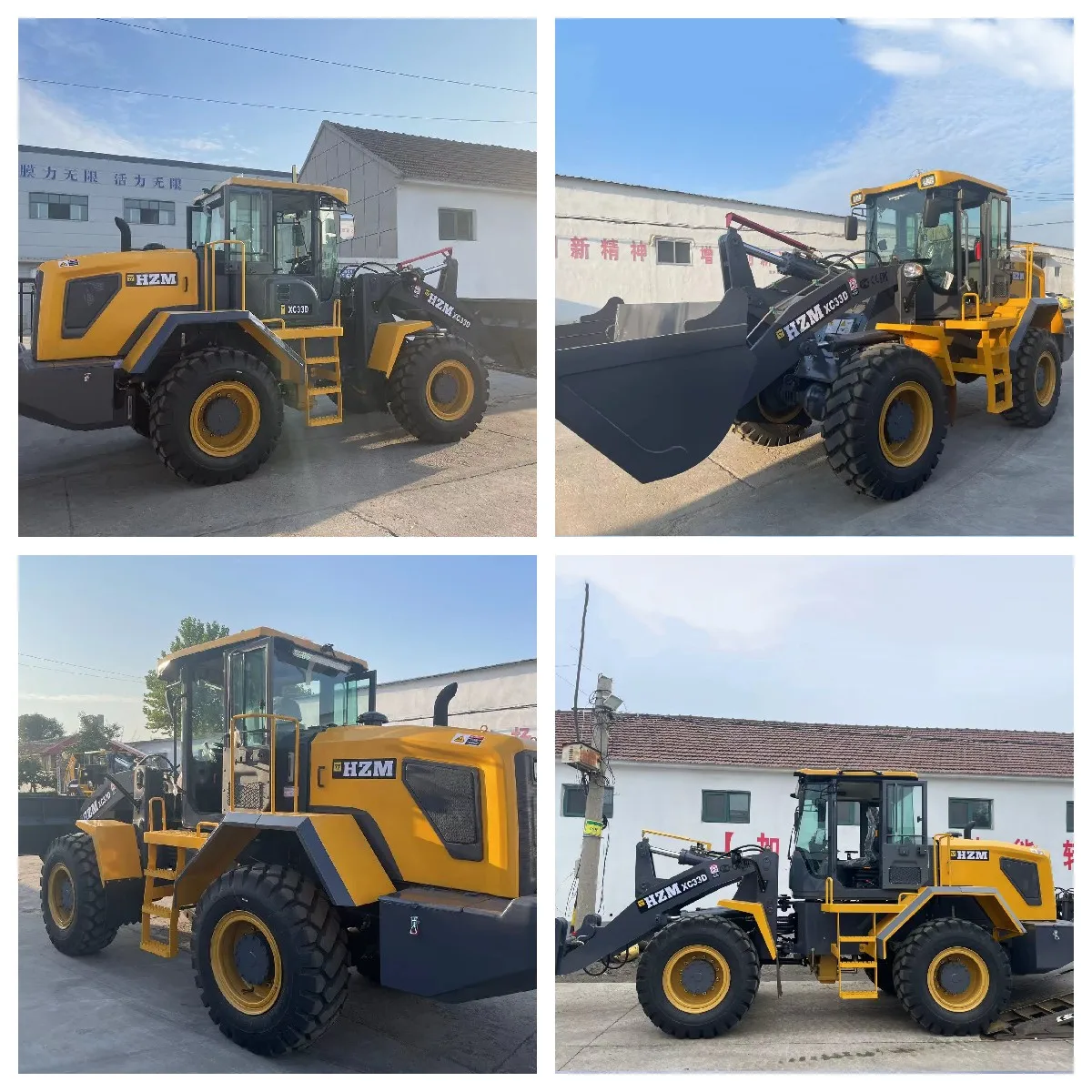 Front End Loader Rock Bucket 3600kg Operation Loading Hzm936 Wheel ...