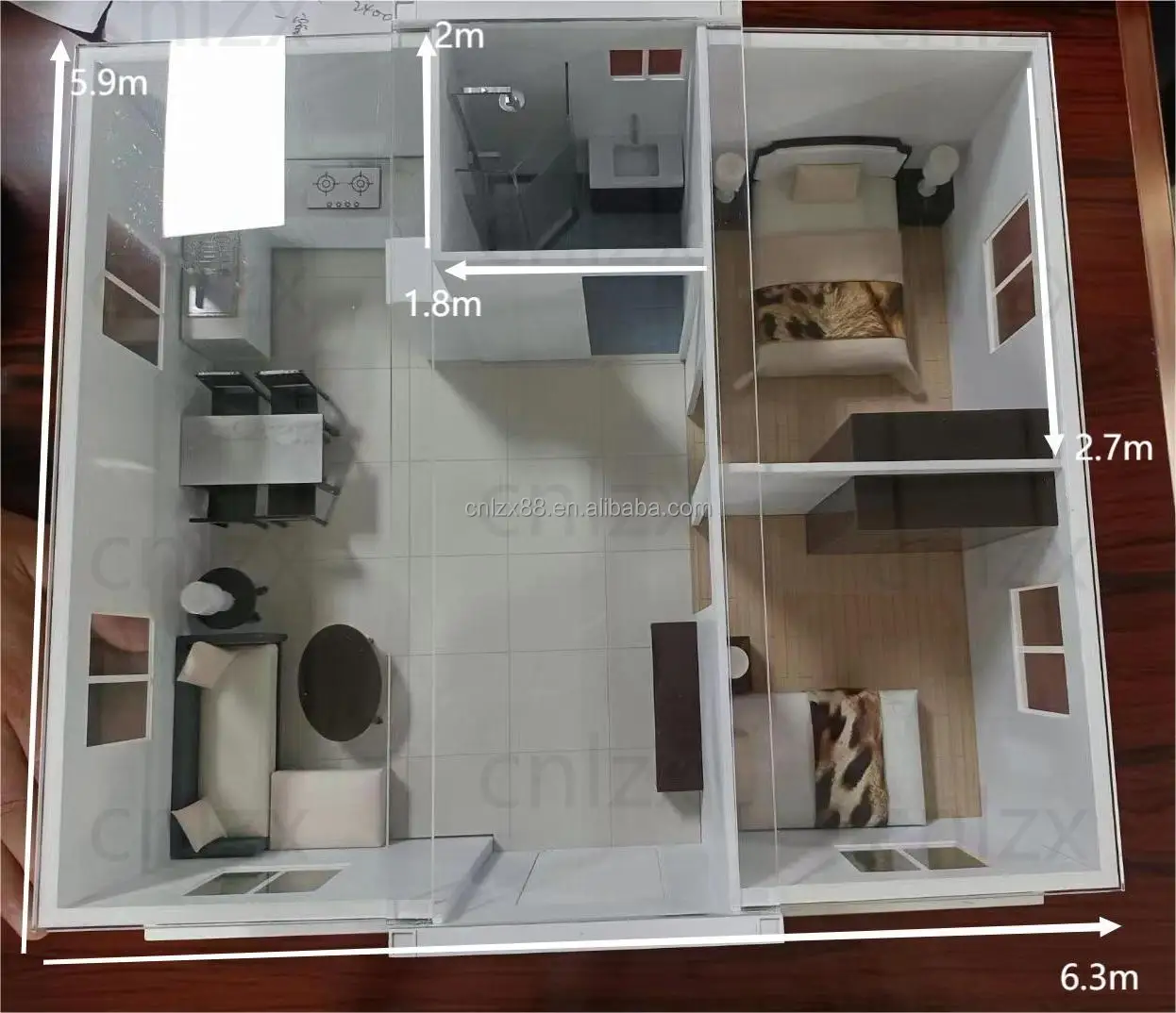 Two Bedroom Shipping Container House,Container House Container,20ft ...