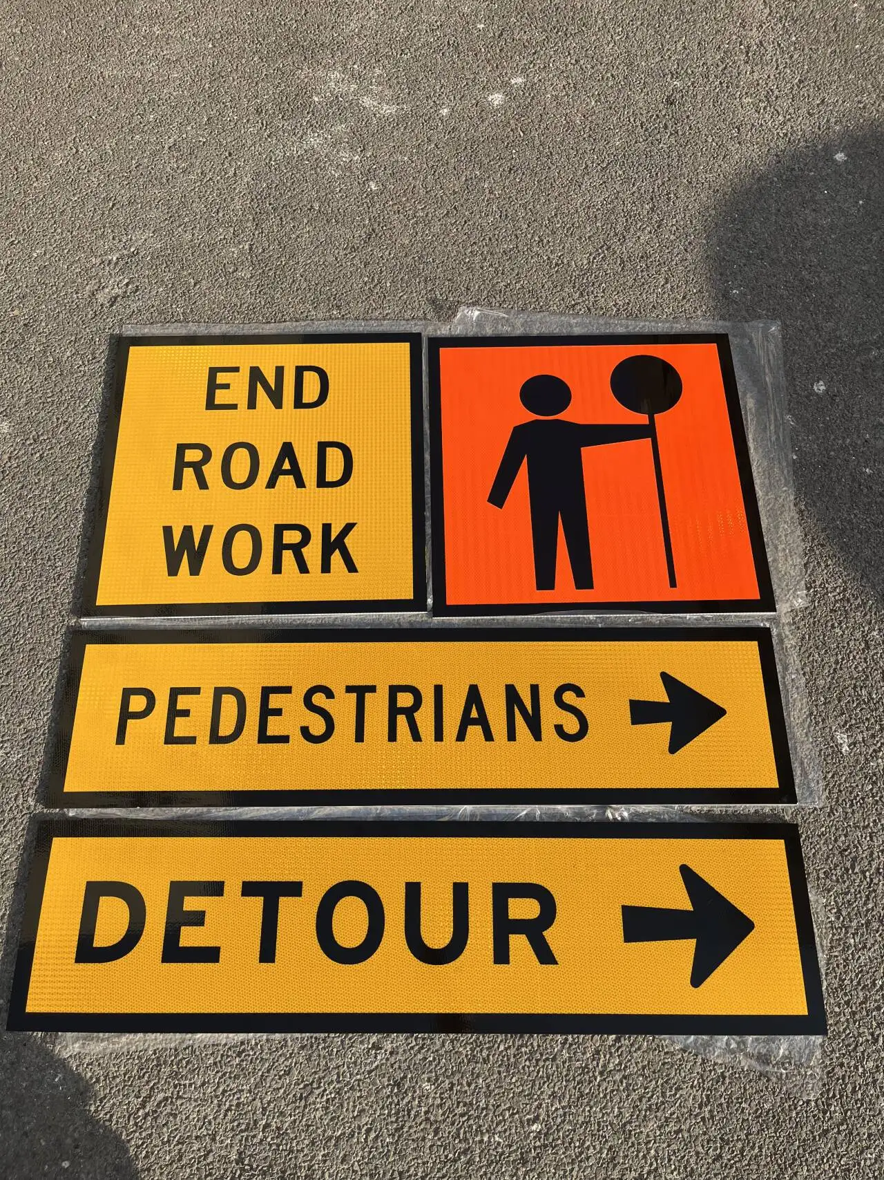 2024 Signage Reflective Road Construction Warning Multi Message Safety ...