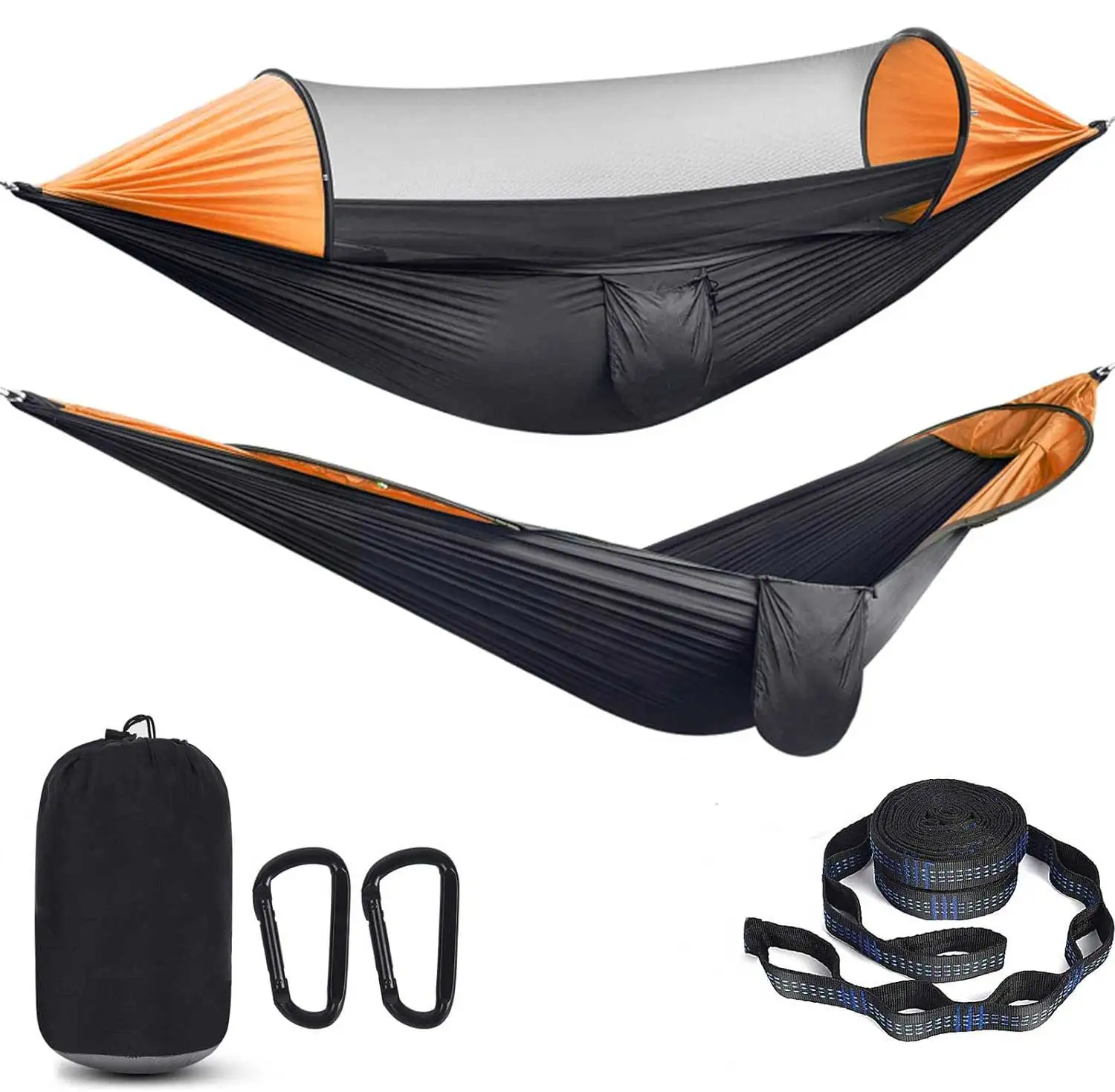 Large Camping Hammock With Mosquito Net Lightweight Hanging Hammocks ...