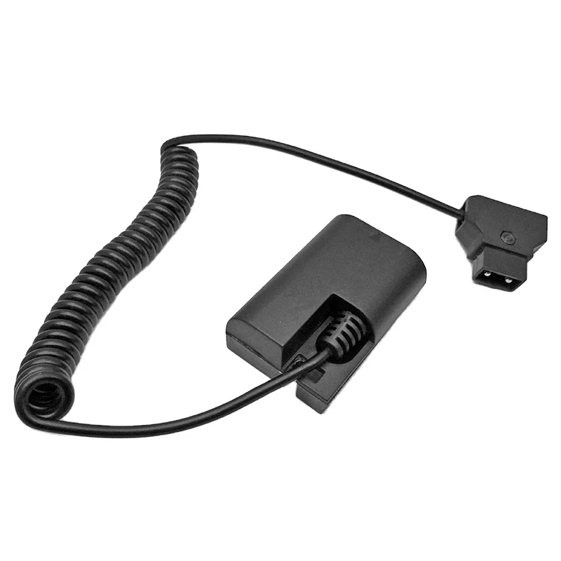Coiled Cable DR-E6 DC Coupler V Mount D-TapTo ACK-E6 for Canon EOS 5D ...