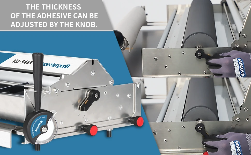 MINOVA Manufacturing Folding Table Glue Machine for Paper Professional ...