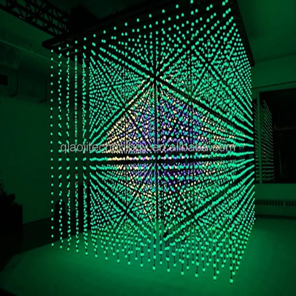Led Pixel Mapping Ball Curtain/3d Rgb Pixel Ball/artnet Klingnet Ball ...