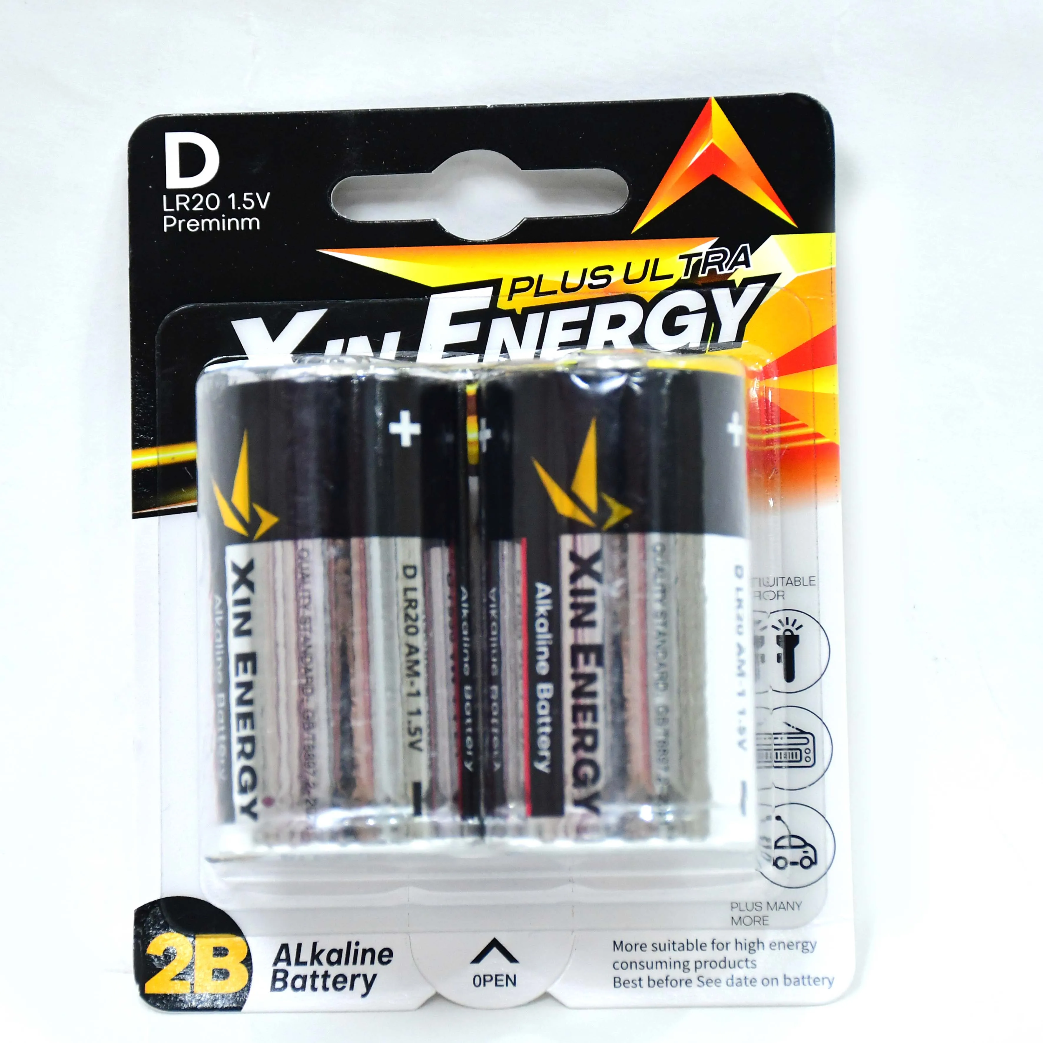 Primary Battery 1.5v Alkaline Battery Lr20 Am-1 D 10000mah - Buy ...