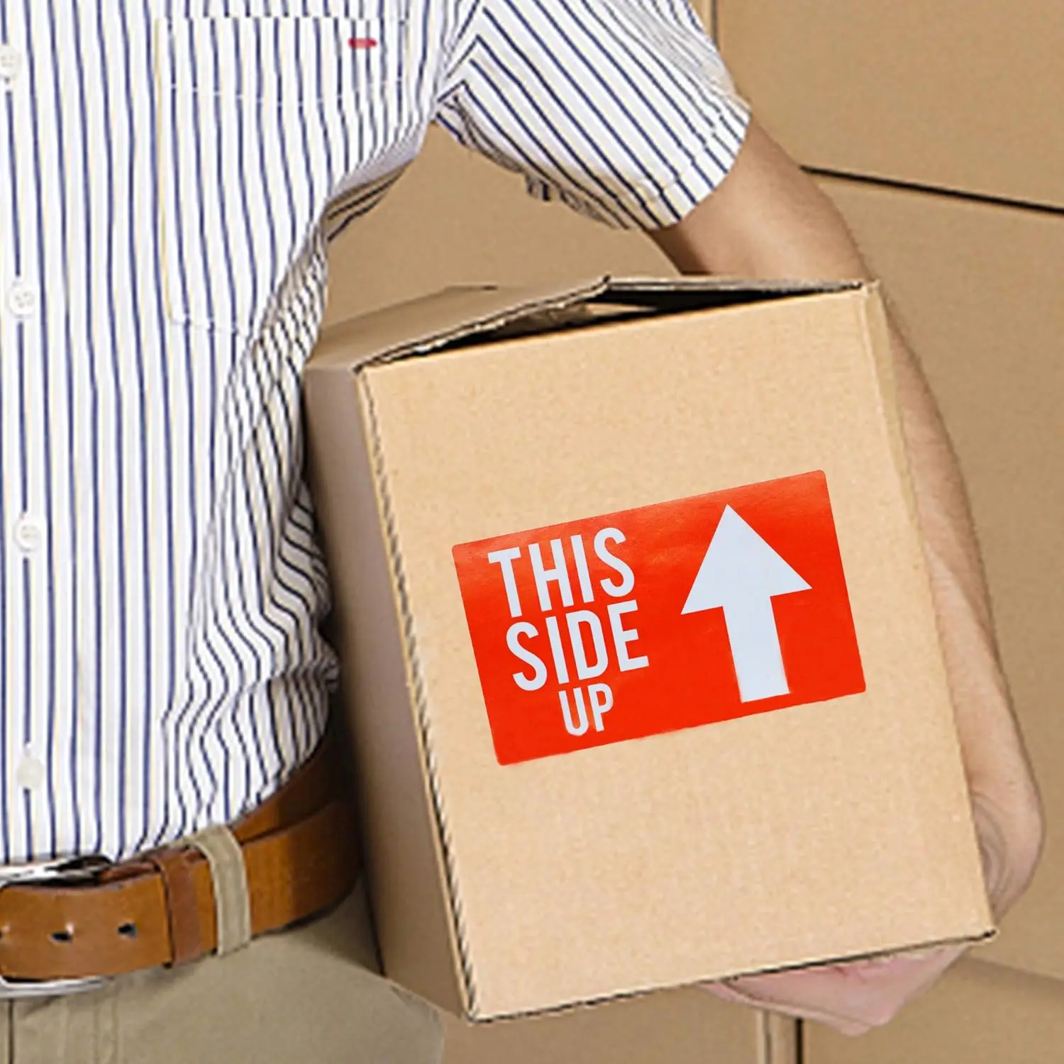 Handle with Care Labels - Durable, Anti-Counterfeit Stickers