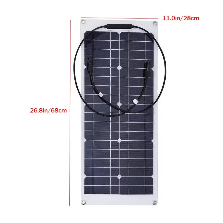 Flexible Solar Panel Etfe Monocrystalline 25v 18v Bendable Waterproof ...