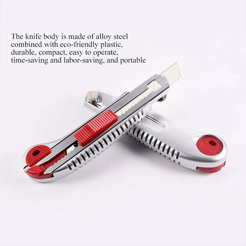 Automatic Five-Burst Replacement Ceramic Utility Knife 4 Blades ABS ...