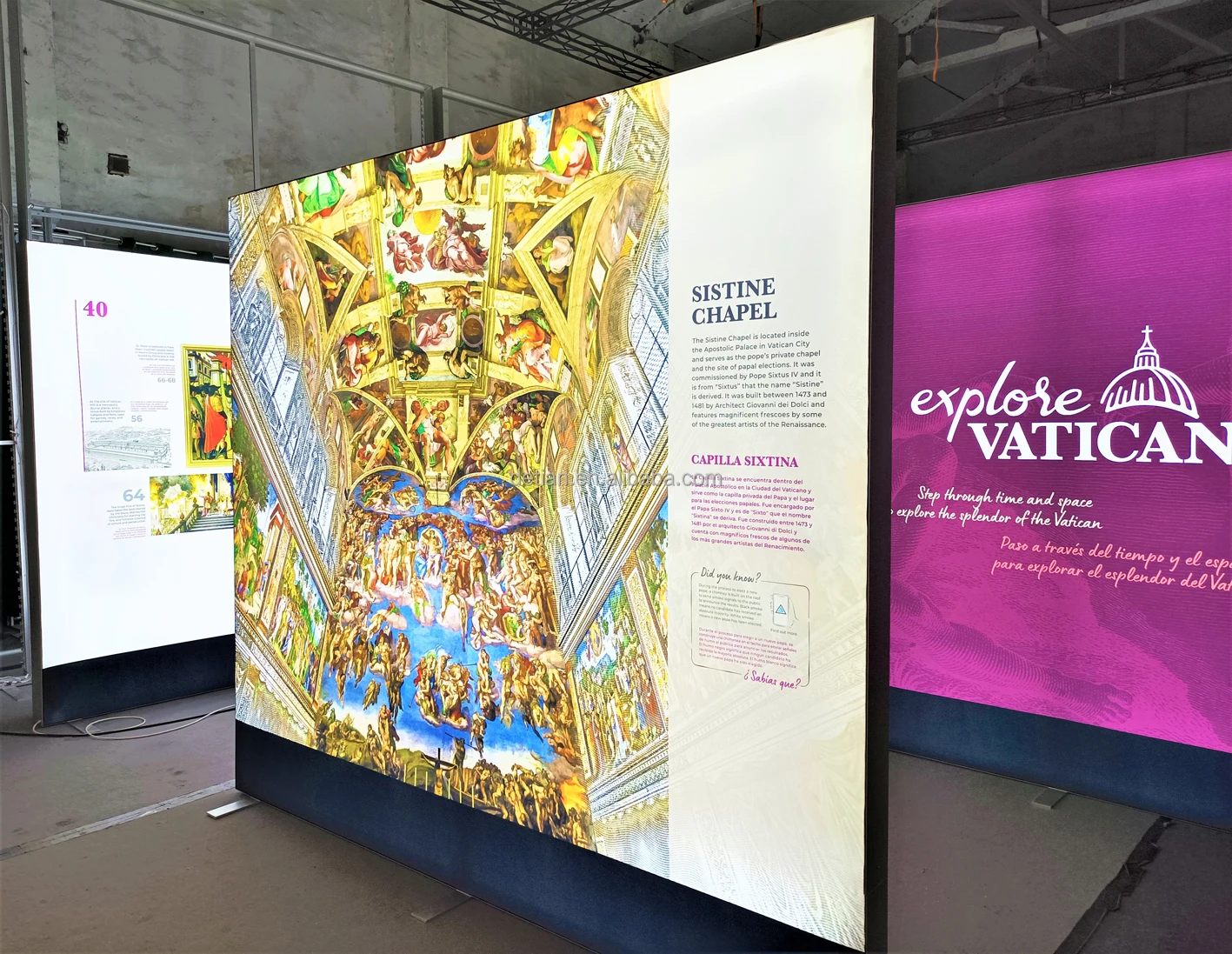 Custom Aluminum Modular Frameless LED Light Box Fabric 10x10