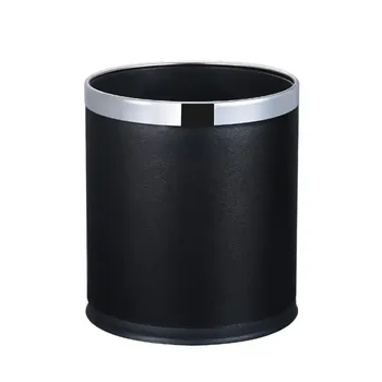 Modern Standing Plastic Dustbin Double Layer Waste Bin For Hotel Room ...