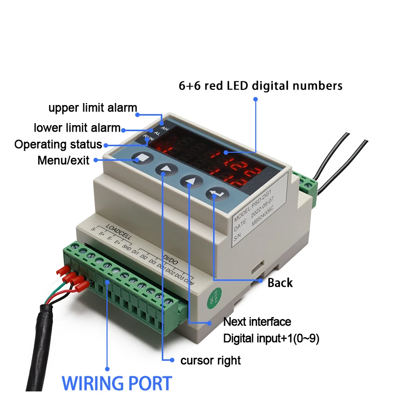 RS485 Modbus RTU Load Cell Amplifier - Precision Weighing