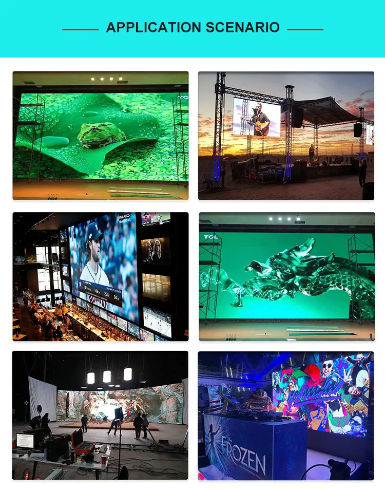 Color Immersive Stage Led Display Vr 3d P2.976 P3.91 P4.81 500*500mm ...