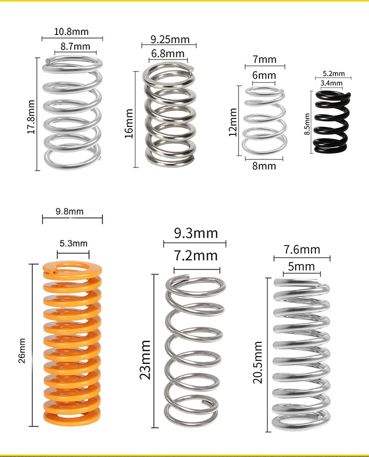 Antinsky Compression Spring 3d Printer For Hot Bed 3d Printer Sping 10 ...