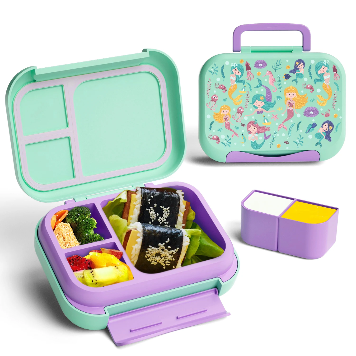 Alibaba.com: 4-compartment portable food container with easy opening ...