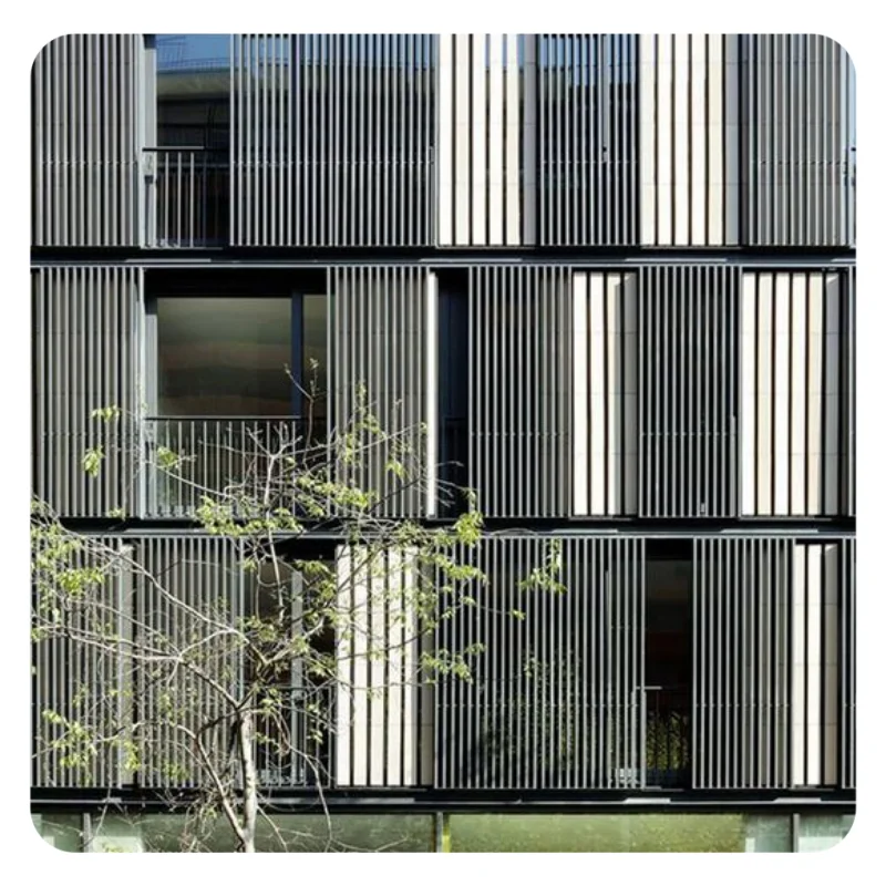 Aluminum Window Fixed Louvers Panel Sun Breaker Louver Jalousie ...