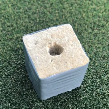 Wholesale Mineral Rock Wool Growing Cube 100x100x100mm Seeding Starter ...