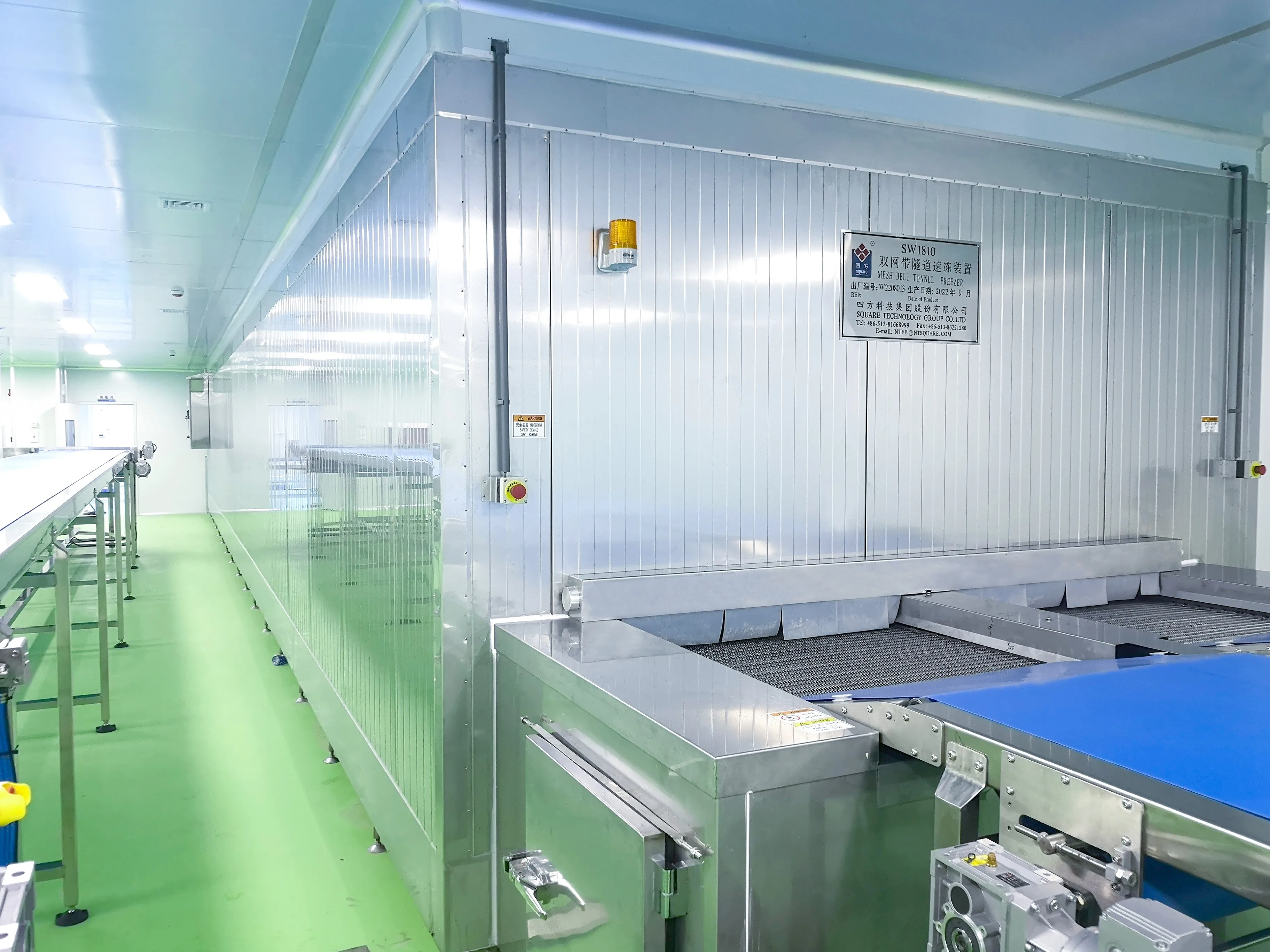 SQUARE IQF Tunnel Freezer - Efficient Blast Freezing