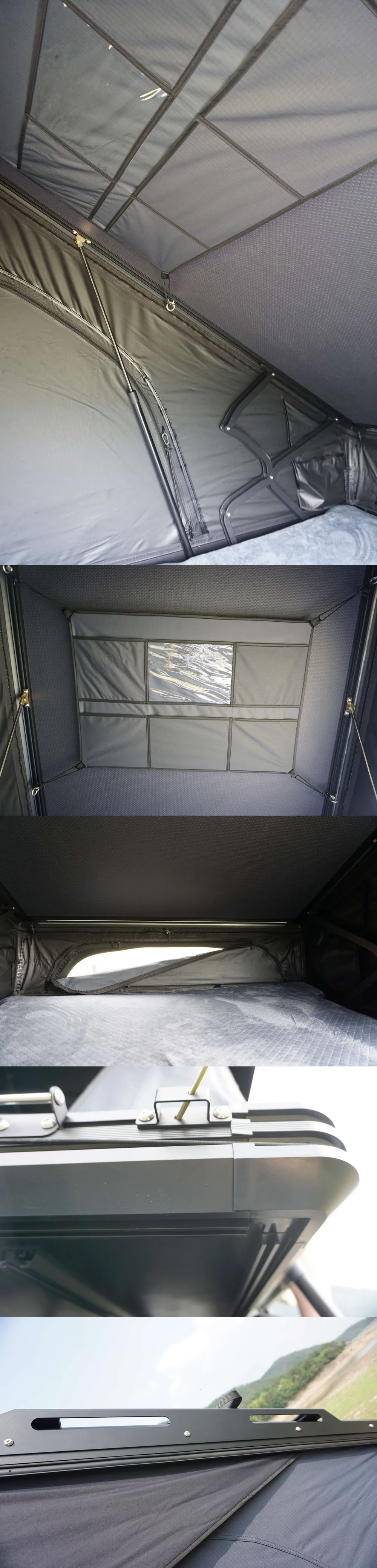 Remaco Outdoor Camping Aluminum 4 Person Hardtop Roof Tents For ...