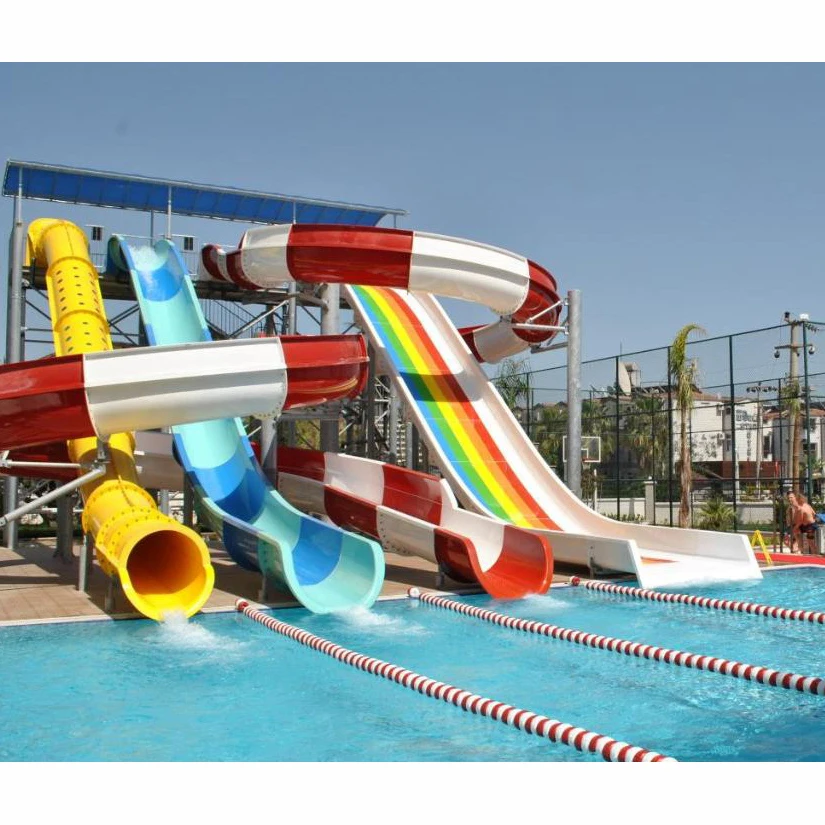 Popular Amusement Park Mini Water Park Slides Kids Outdoor Water Slides ...