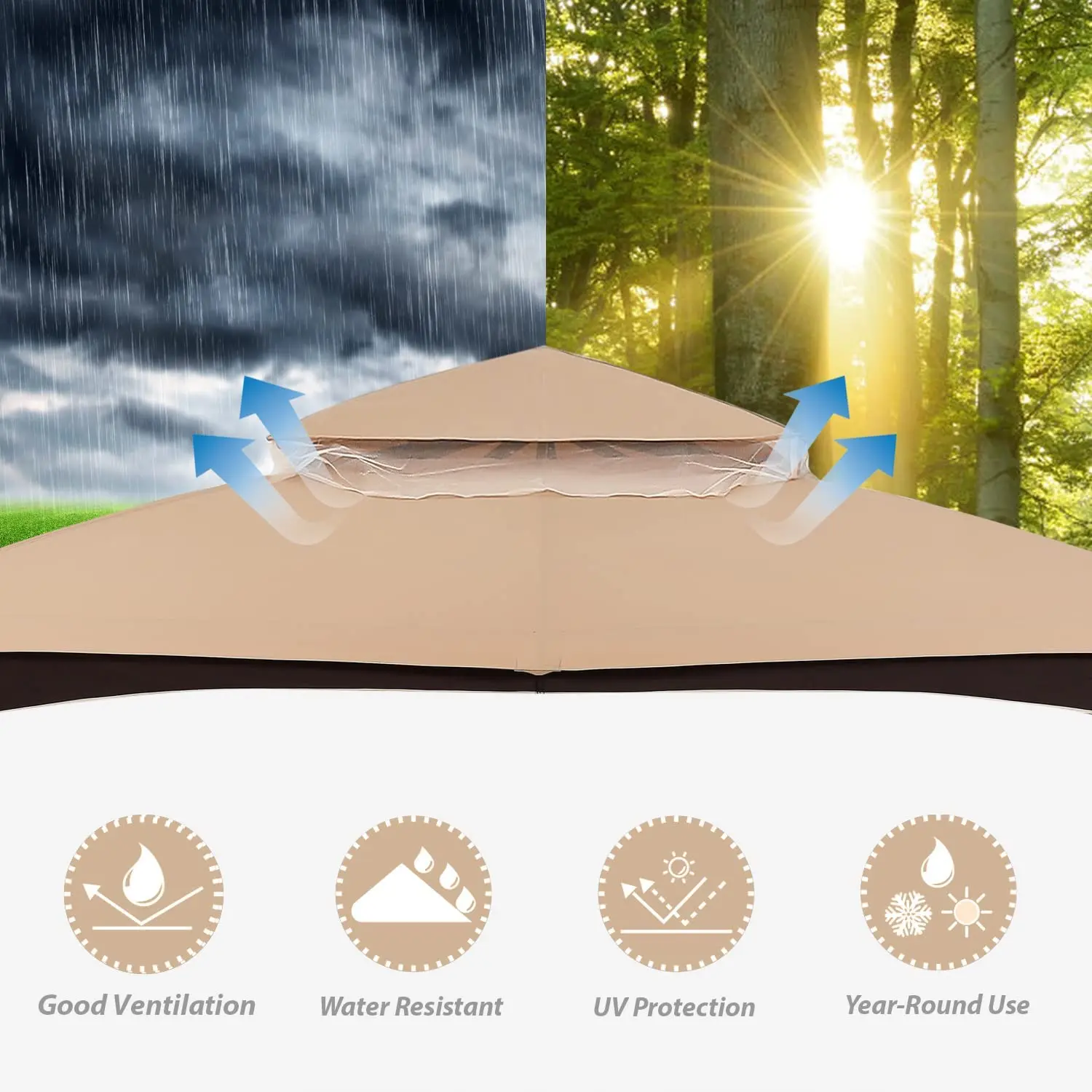 Outdoor Gazebos 10x12 - Durable and Waterproof Tents