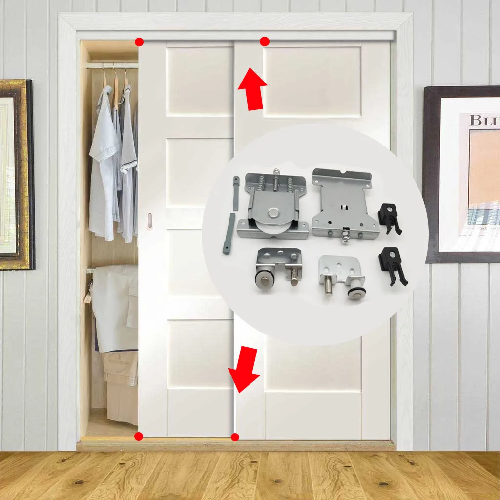 Sliding Wardrobe Fitting Hardware System - Durable Sliding Door Fitting ...