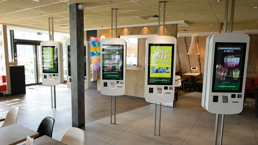 KFC Self-Service Pay Kiosk - Efficient Touch Screen Checkout