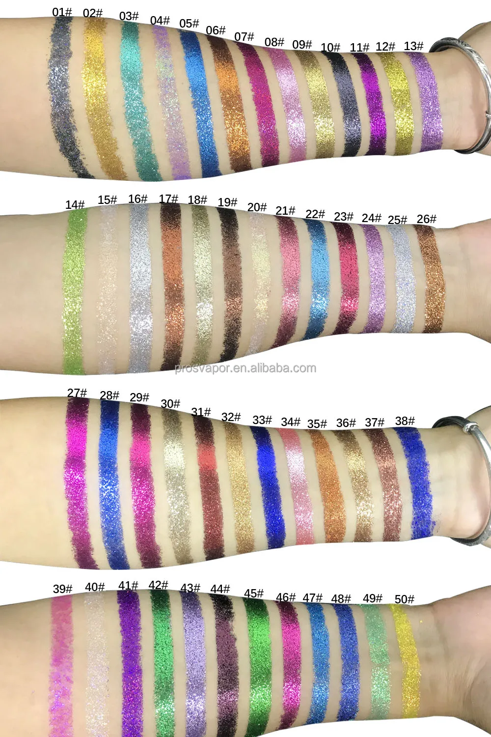 Custom Logo Diy Glitter Eyeshadow Pallette Private Label Cosmetics ...