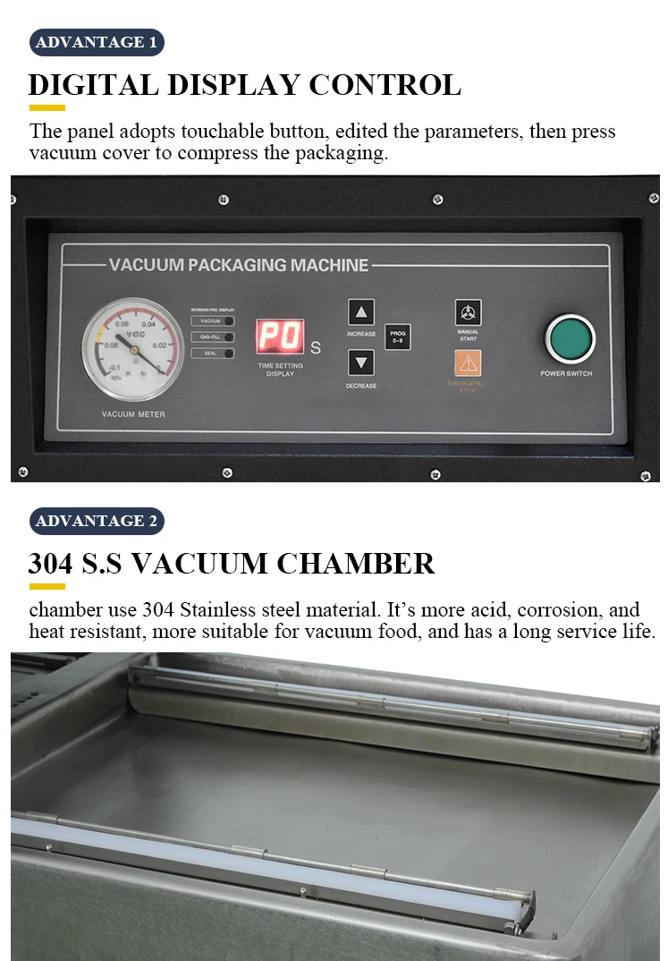 Brother Double Chamber Vacuum Packing Machine - DZ400/2SB