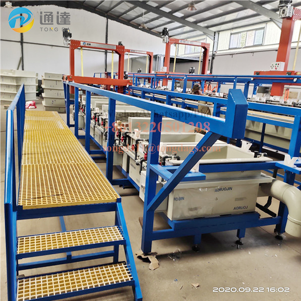 Tongda Zinc Plating Machine Hard Chrome Plating Line Tin Rolls ...