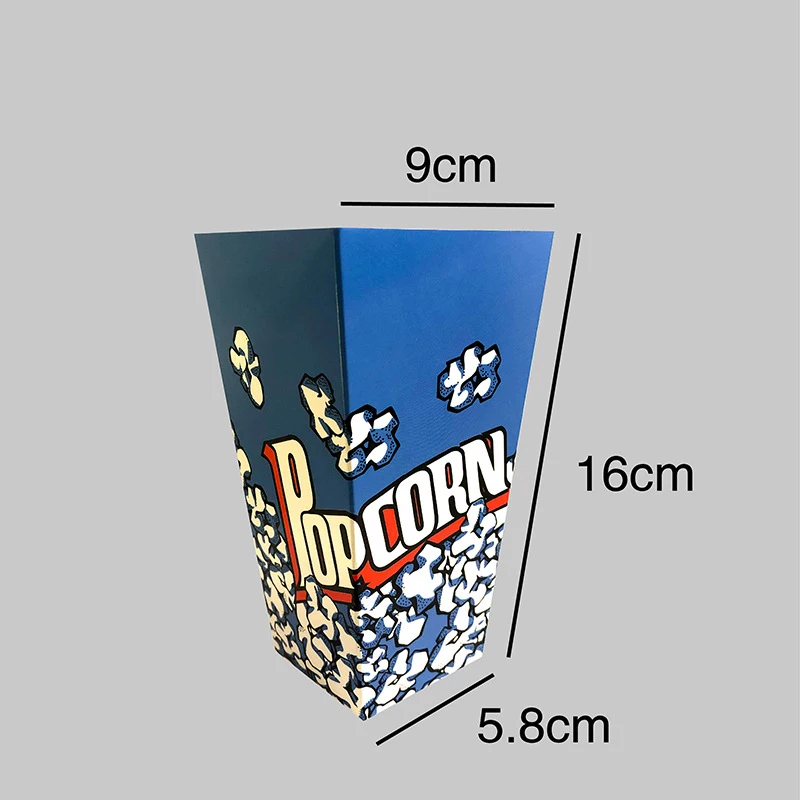 Custom Cheap Disposable Paper Cardboard Pop Corn Packaging Boxes Fried ...