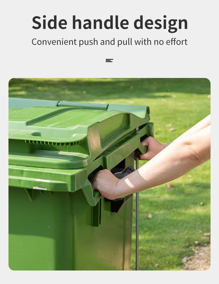 660l 1100l 1200l Euro Outdoor Modern Recycle Wheeled Bins