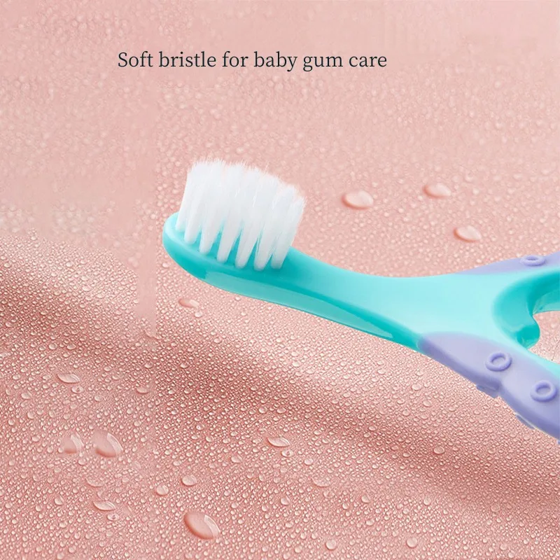 2 Packs Children Toothbrush Cute Cartoon Color Super Soft Toothbrush ...