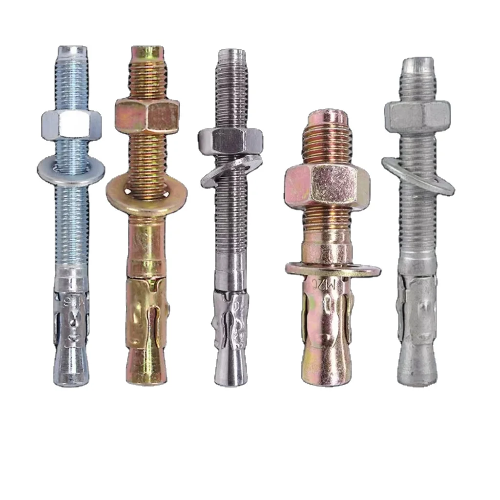 Heavy Duty Wedge Anchor Galvanized Carbon Steel M8~M24 Concrete Anchor ...