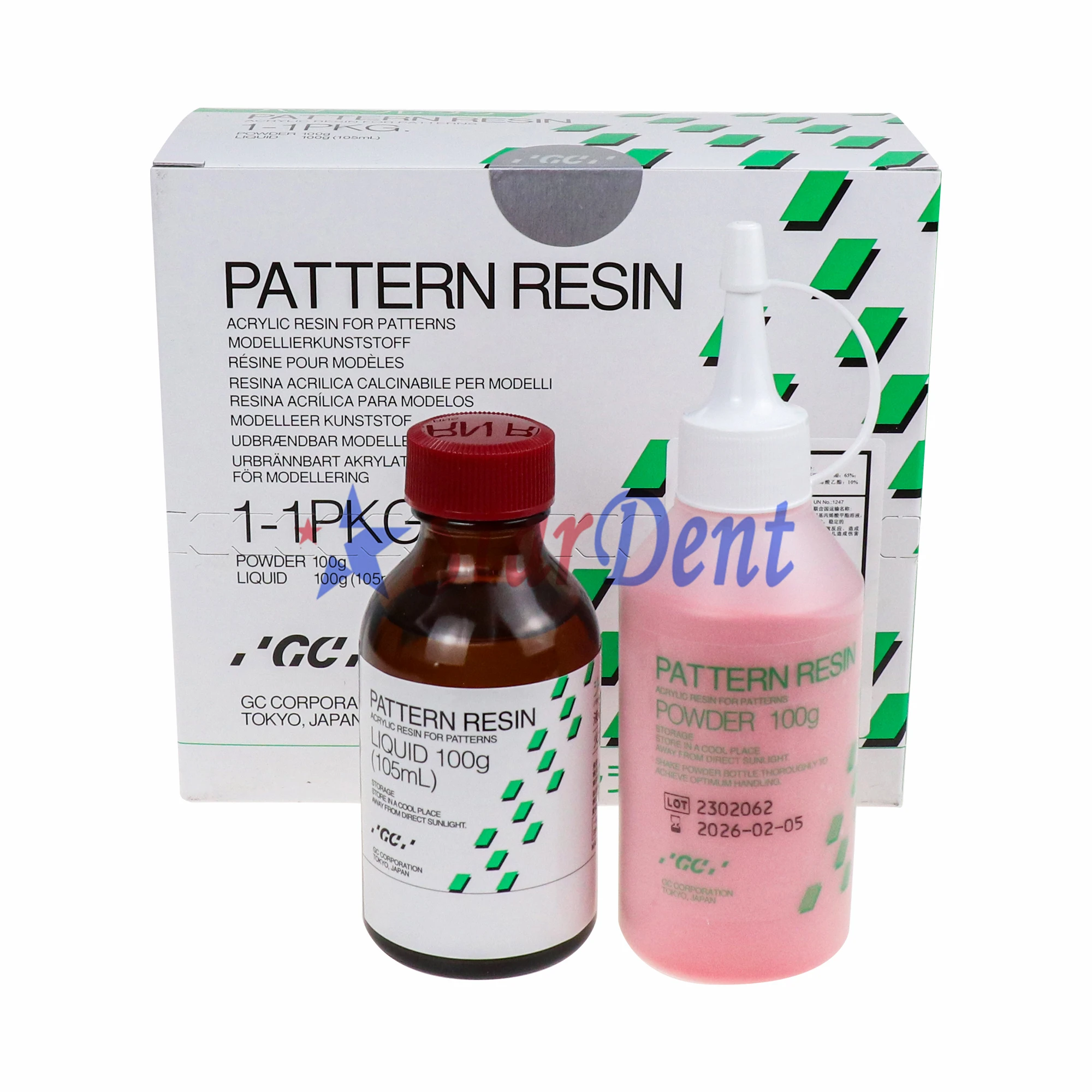 Dental Composite Materials - GC Pattern Resin Self-curing