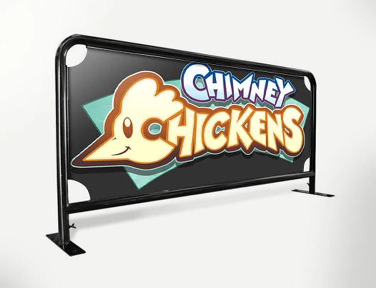 Promotion Custom Printed Barrier Crowd Control Cover Vinyl Mesh ...