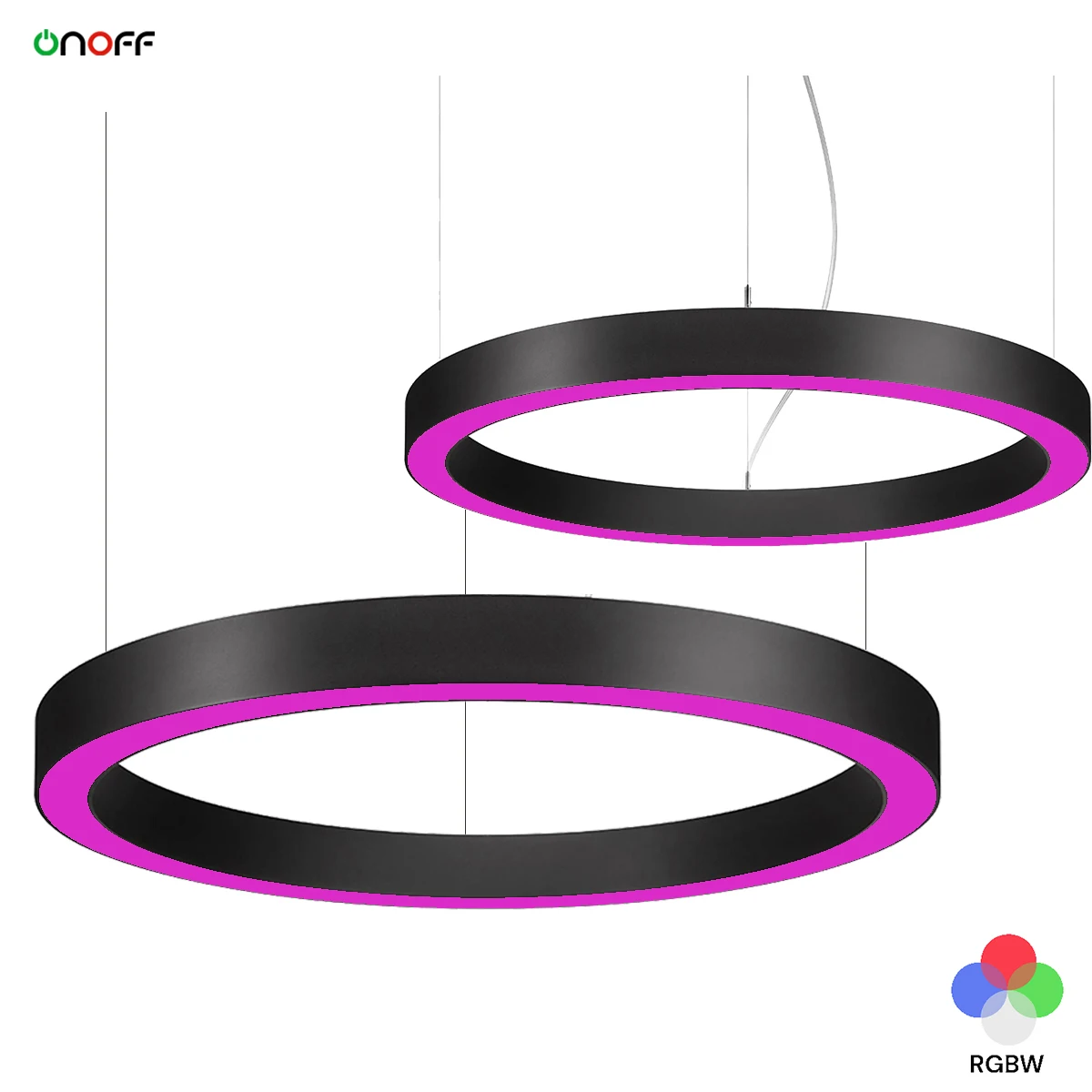Color Changing Rgb Roof Light Round Circular Suspended Light Color ...